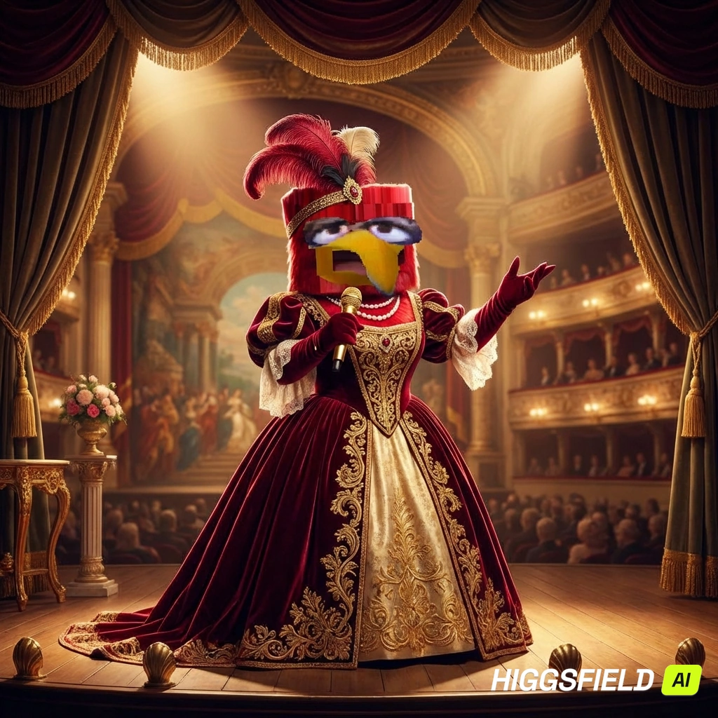 Louie Bird the opera singer (Muppet Wiki stuff) | Fan art Fun Wiki | Fandom