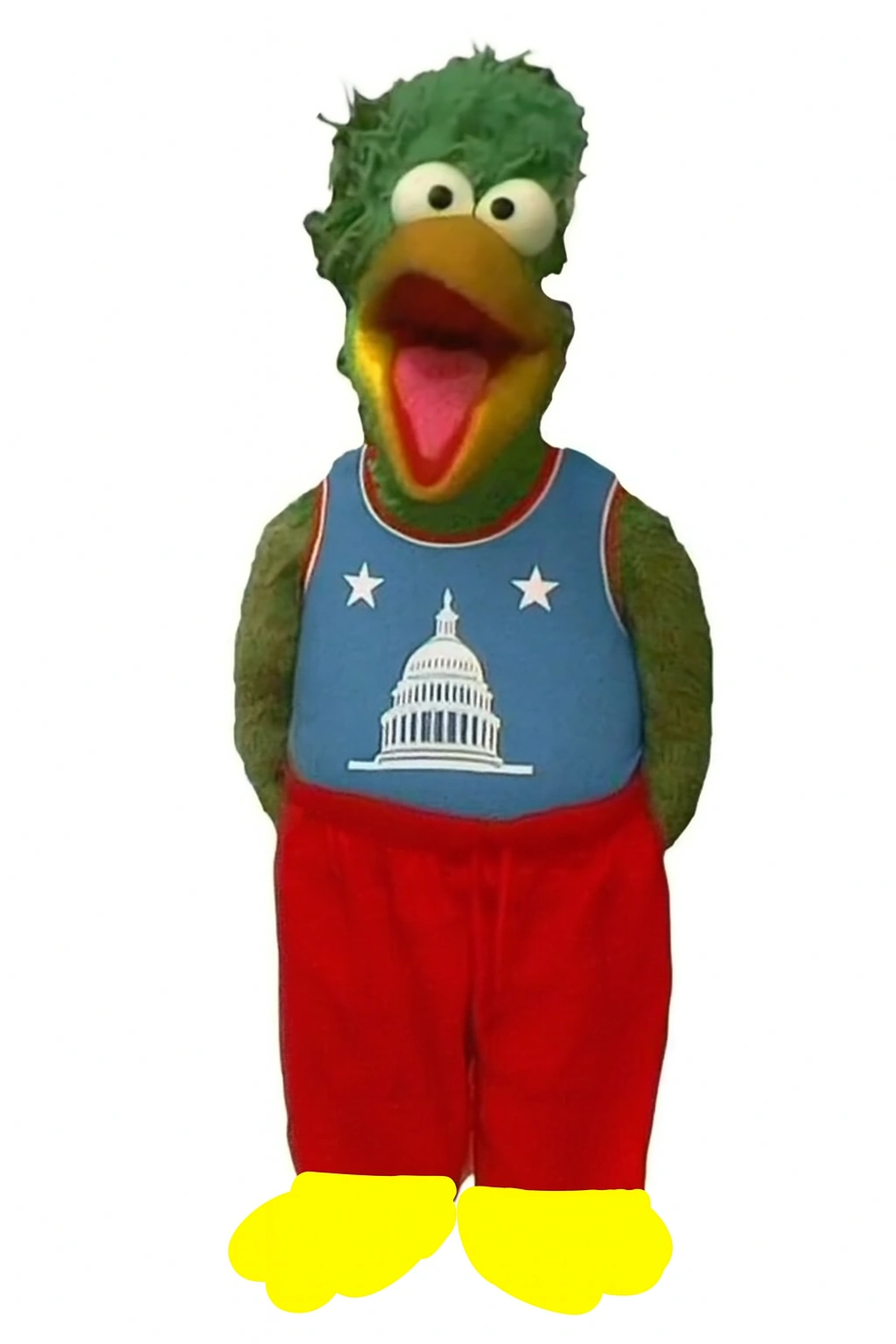 Clyde Bird Wears Kermit's Olympics Shirt (Copilot ai) | Fan art Fun ...