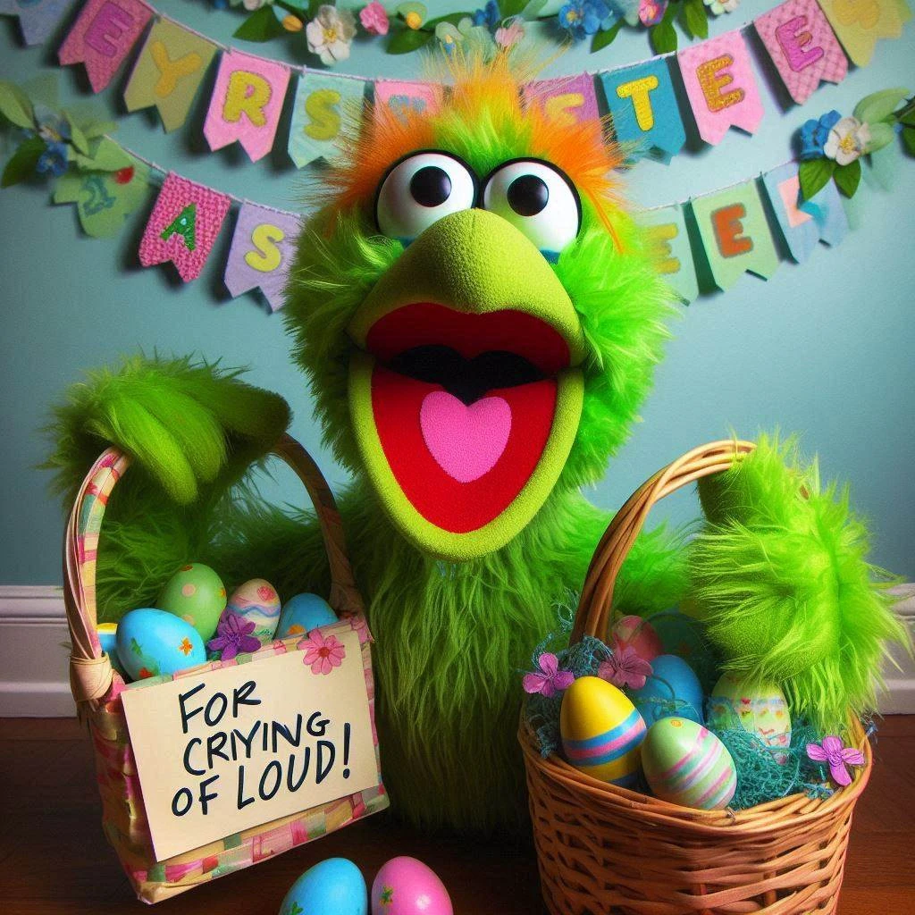 Clyde Bird with Easter Basket (AI stuff) | Fan art Fun Wiki | Fandom