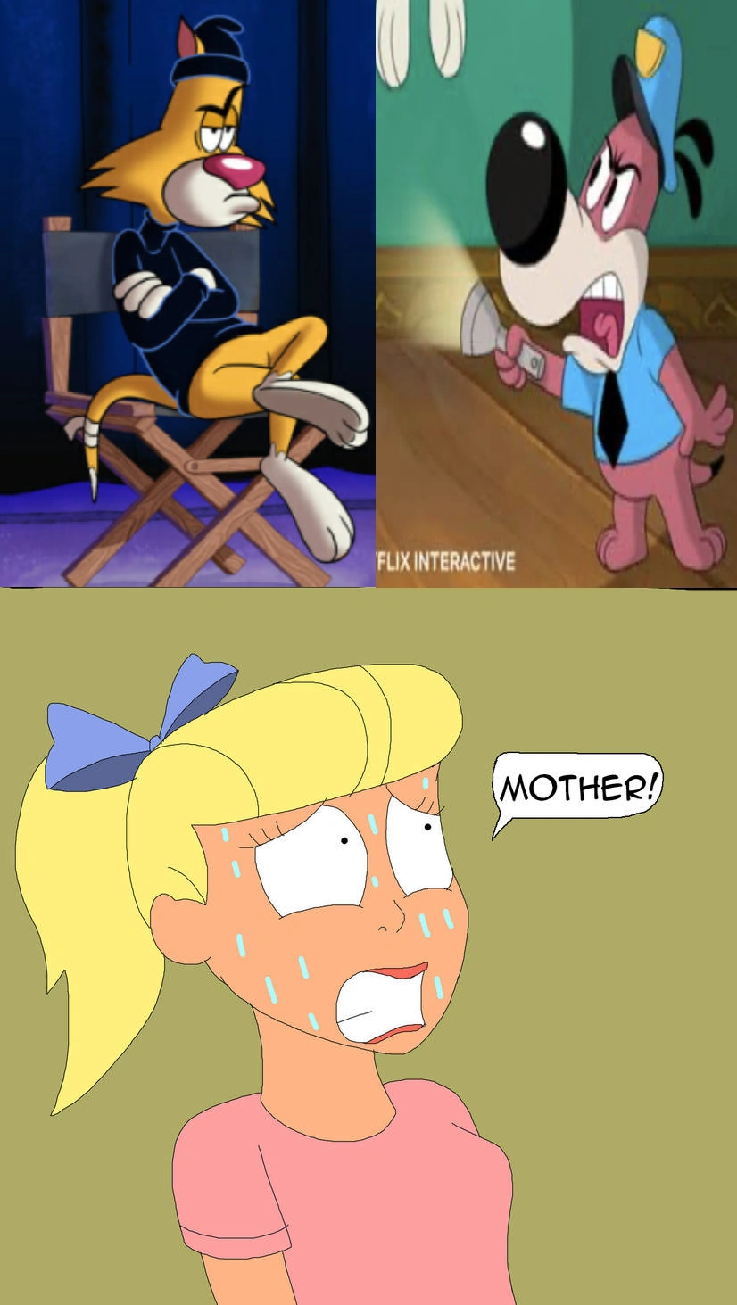 Rowdy and Peanut angry at Jeannie by MaxietheFox2005 (DeviantArt stuff) | Fan art Fun Wiki | Fandom