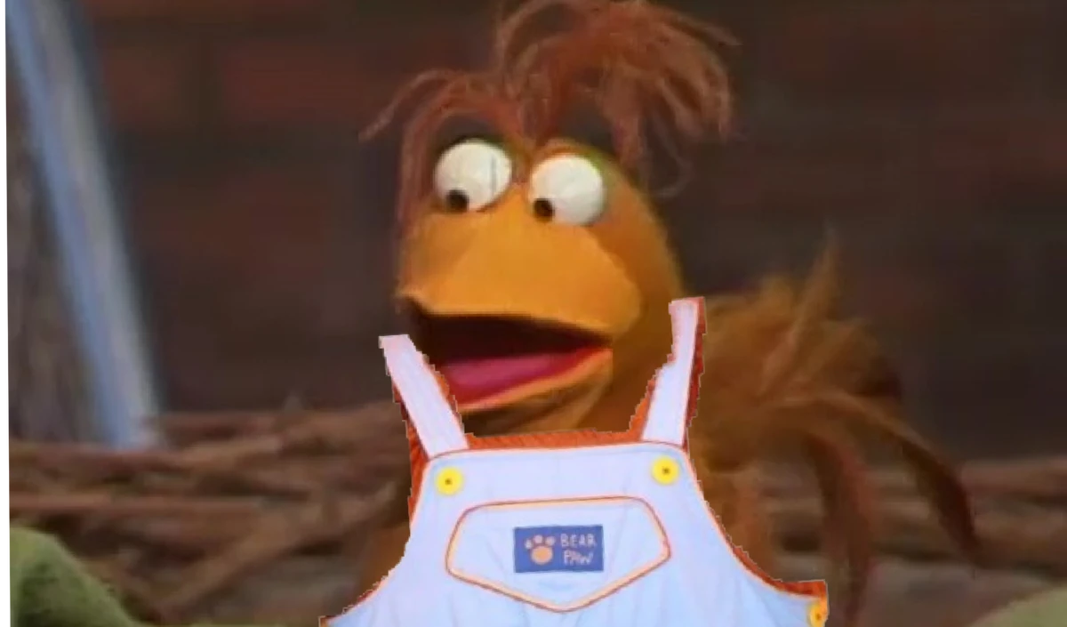 What if Baxter Bird Wears Overalls (Muppet Wiki Stuff) | Fan art Fun ...