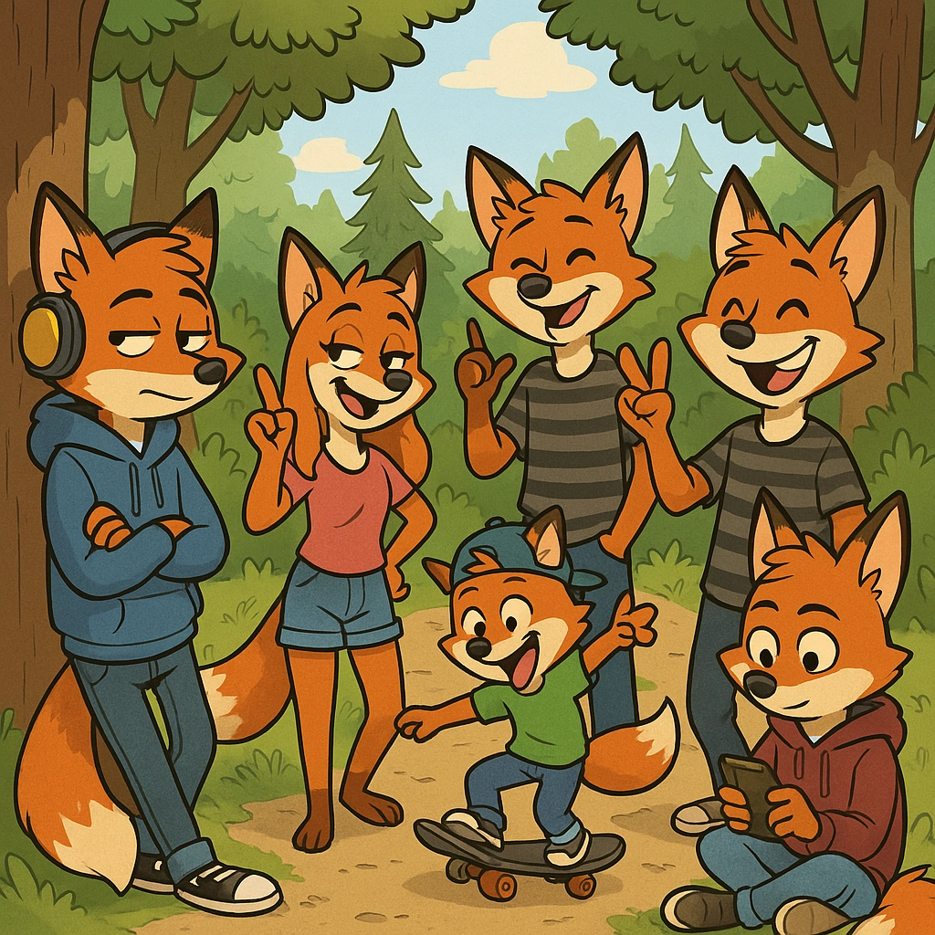 Fox teenager school (Copilot AI stuff) | Fan art Fun Wiki | Fandom