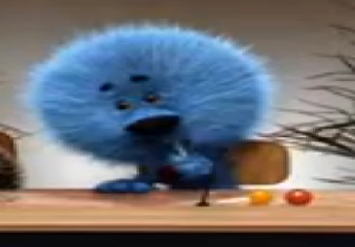 Frazzle the blue furry creature by MaxietheFox2005 (DeviantArt stuff ...