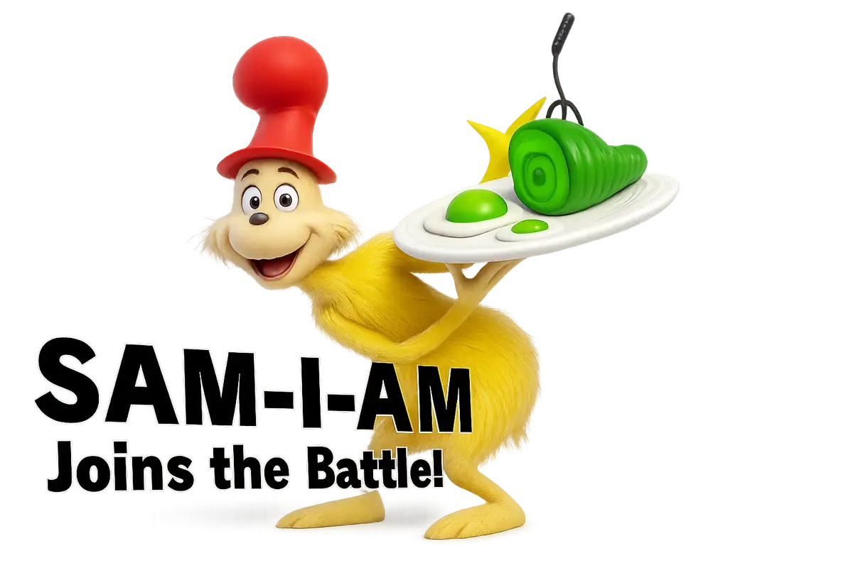 Sam-I-Am Joins the Battle! by mnwachukwu16 (DeviantArt stuff) | Fan art ...
