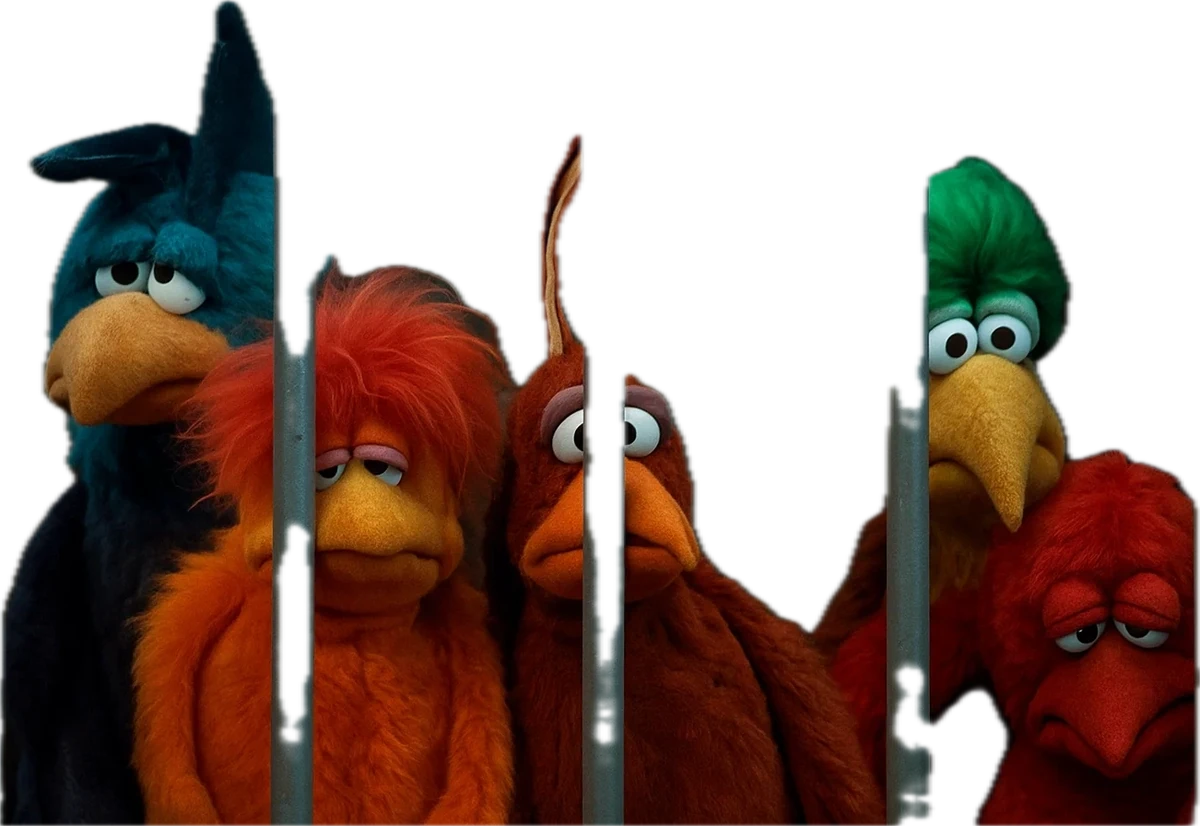 The Muppet Birds in jail | Fan art Fun Wiki | Fandom