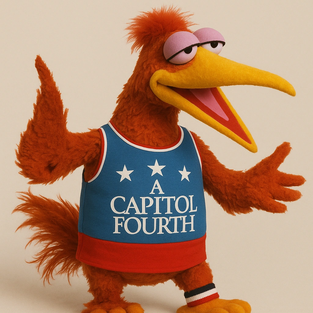 Harvey Bird Wears A Capitol Fourth Shirt | Fan art Fun Wiki | Fandom