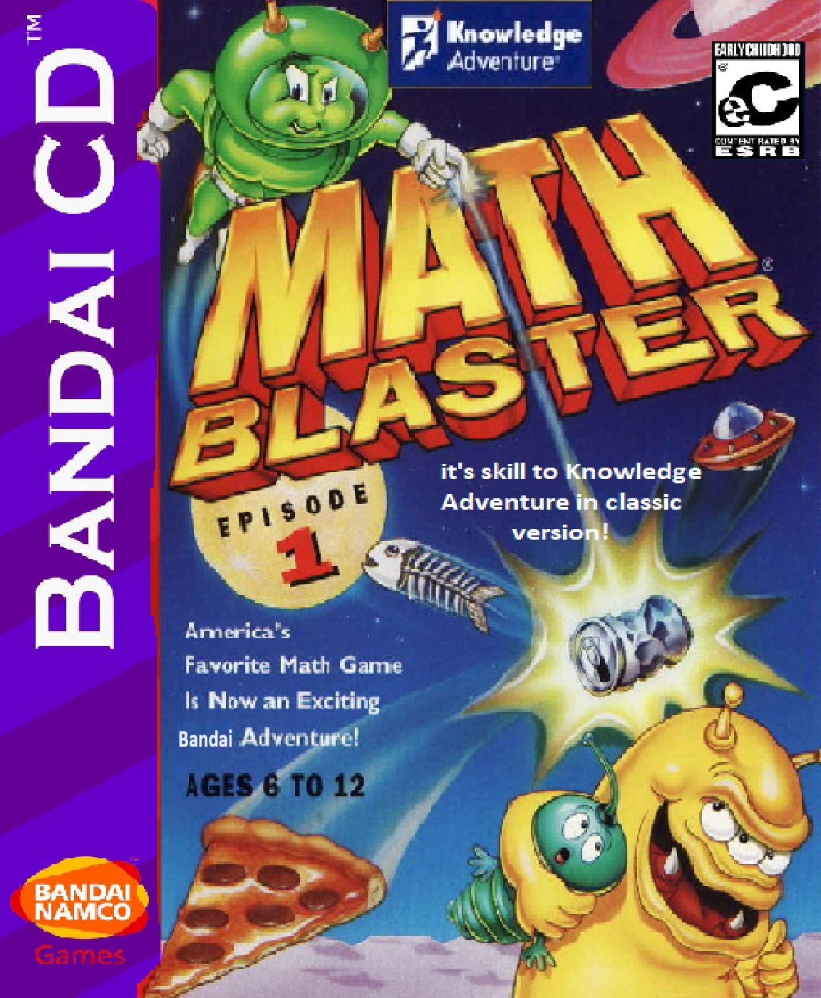 Math Blaster Episode 1 (CD) by ArtChanXV (DeviantArt stuff) | Fan art ...