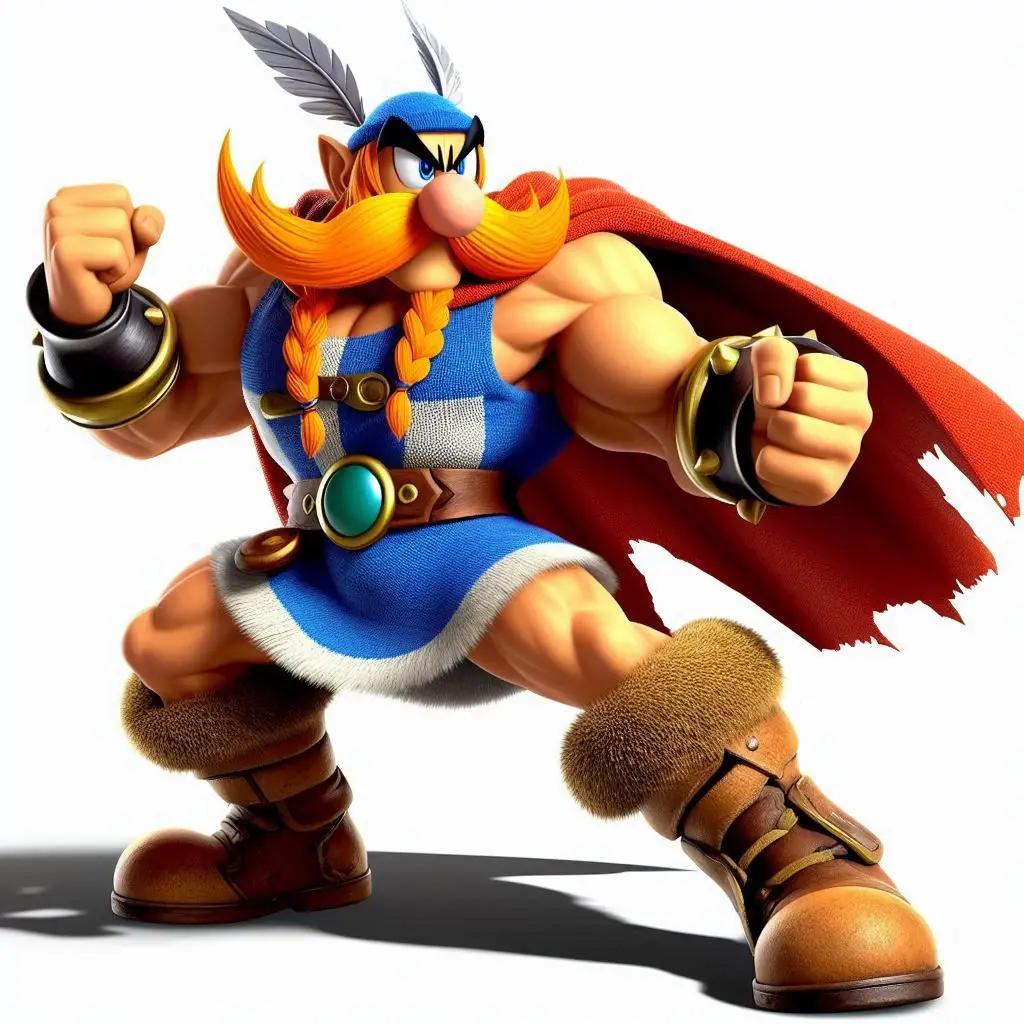 Asterix in Super Smash Bros. by mnwachukwu16 (DeviantArt stuff) | Fan art Fun Wiki | Fandom