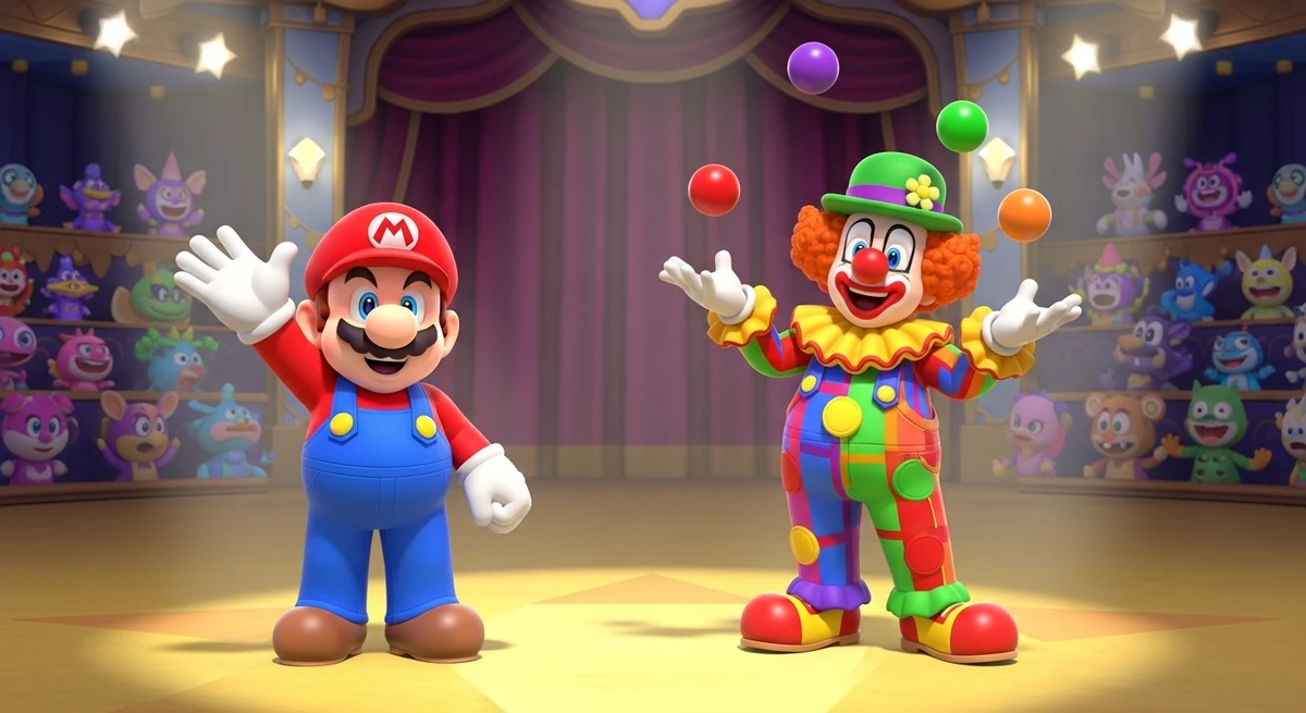 Mario and the Clown by MaxietheFox2005 (DeviantArt stuff) | Fan art Fun ...