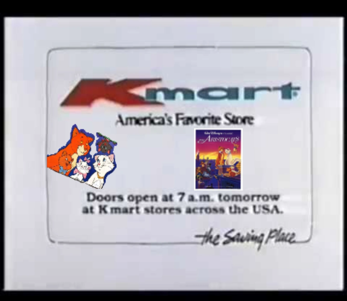 Kmart 1987 commercial - Walt Disney Classic - The Aristocats (YouTube ...