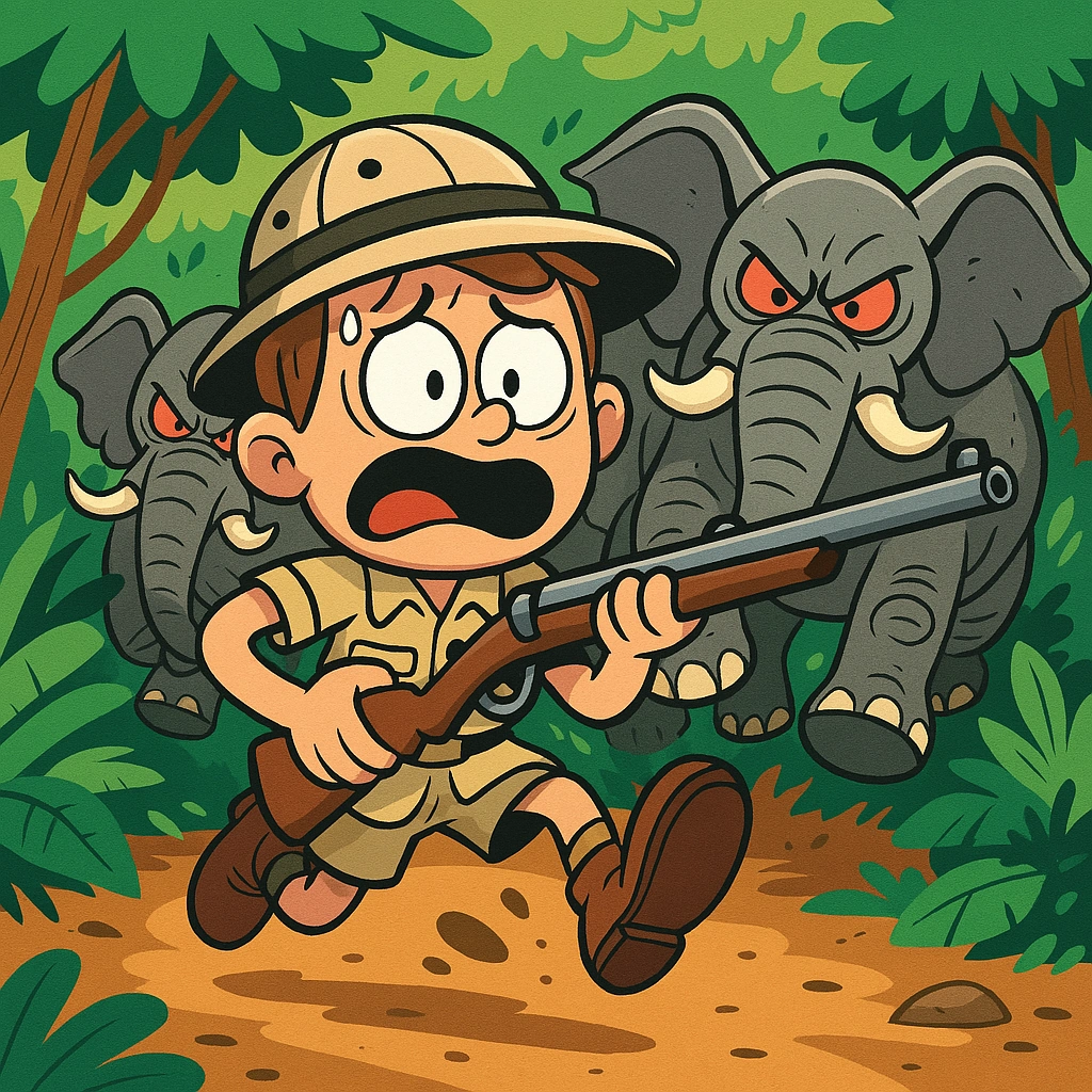 Elephant stampede (Copilot AI stuff) | Fan art Fun Wiki | Fandom