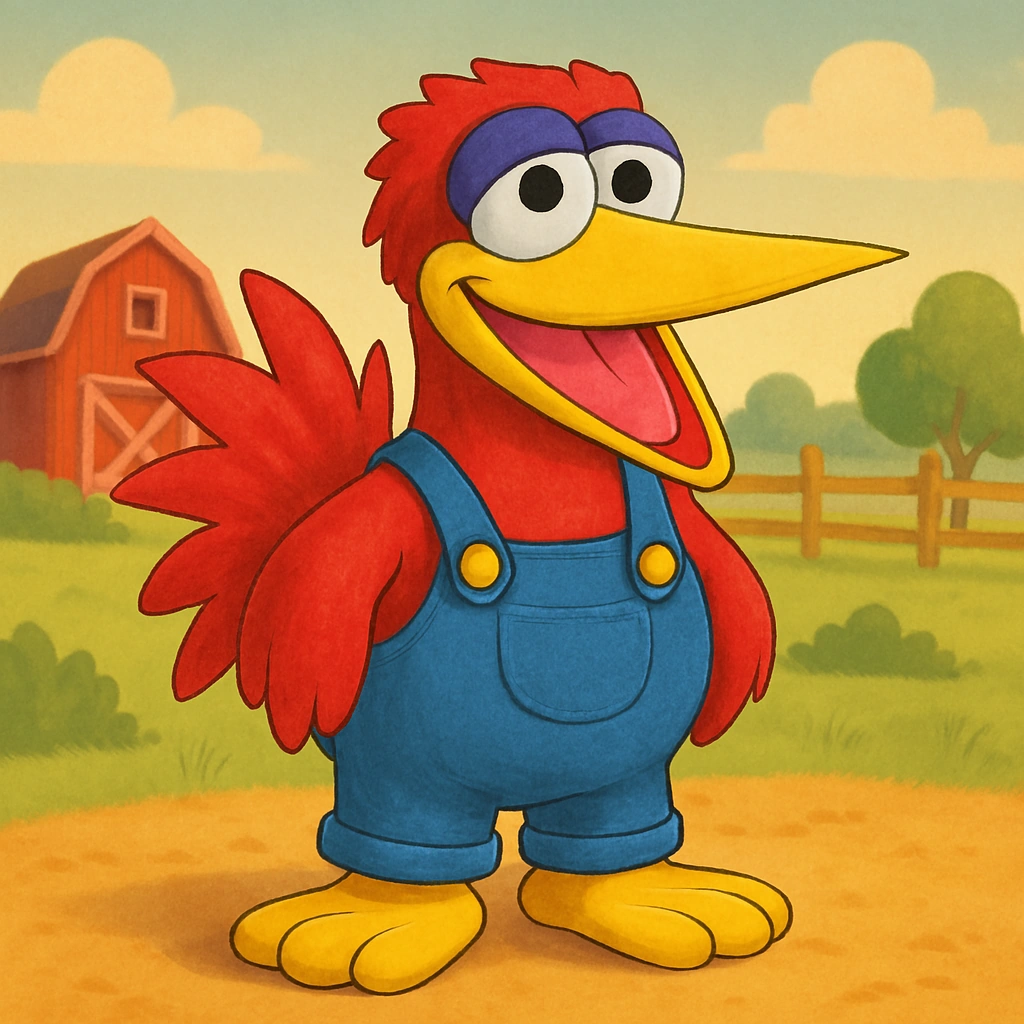 Harvey Bird on the farm (Copilot AI stuff) | Fan art Fun Wiki | Fandom