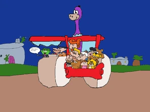 Riding on the Flintmobile by SidabaTheToonLord (DeviantArt stuff) | Fan ...