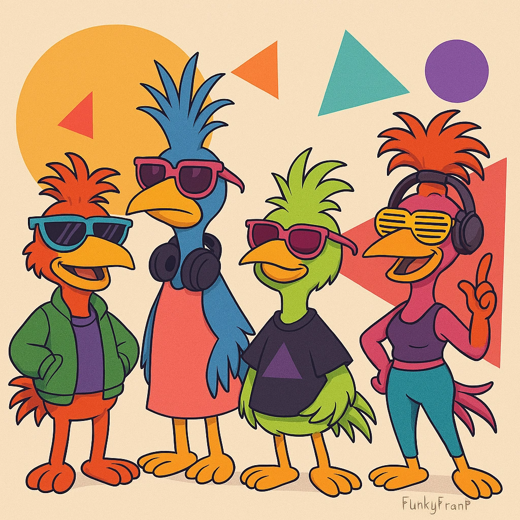 'The Muppet Birds Go Modern' By FunkyFranF (DeviantArt stuff) | Fan art ...
