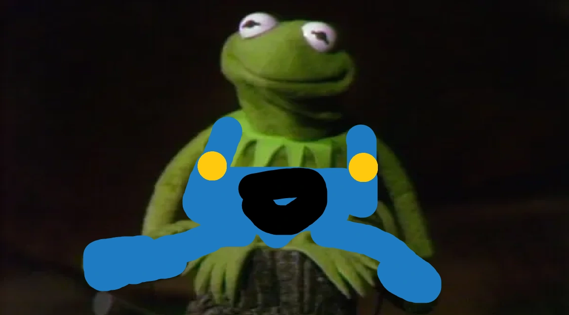 The Same Photo While I Eat Muffins and Jelly with a Banana Kermit the ...