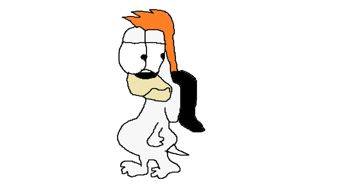 Droopy Dog in style of Odie (art STUFF) | Fan art Fun Wiki | Fandom