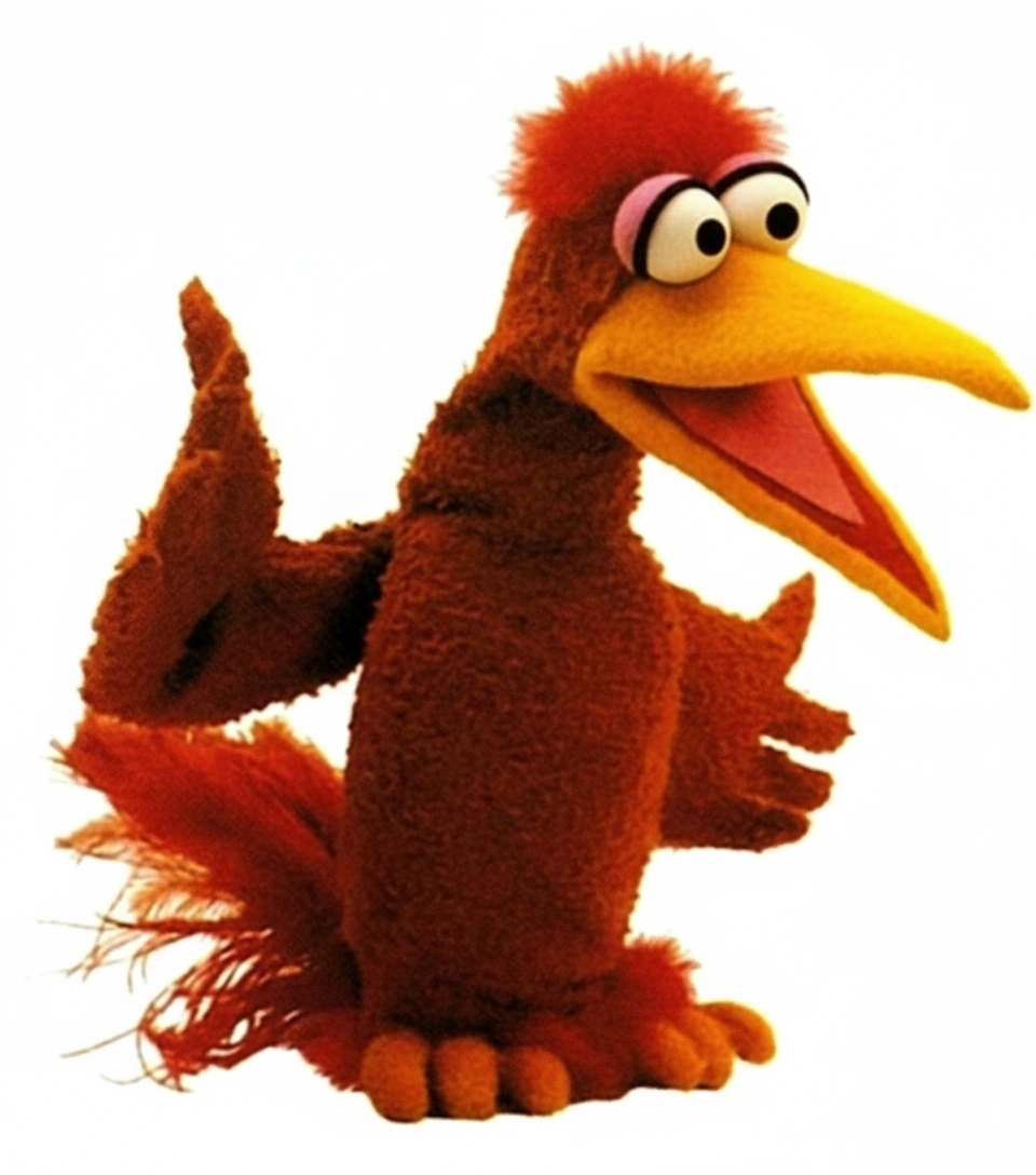 Harvey Bird With Wide Opened Eyes and without three plumes (Gemini ...