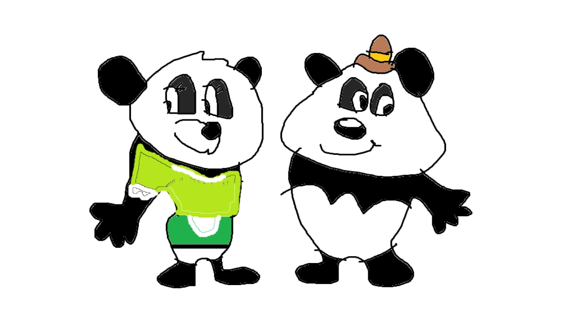 Mama and Papa Panda (art STUFF) | Fan art Fun Wiki | Fandom