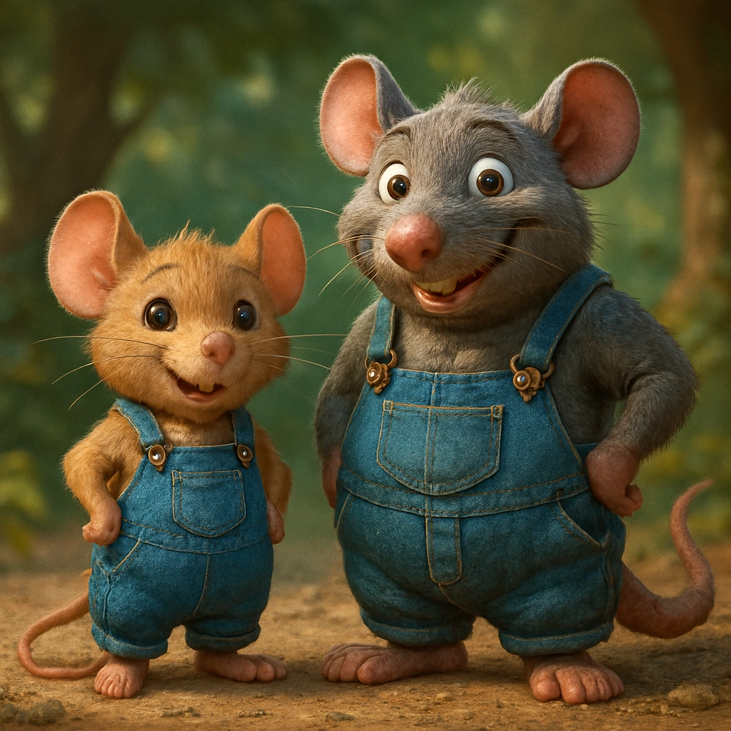 Mouse and Rat Wear Overalls | Fan art Fun Wiki | Fandom