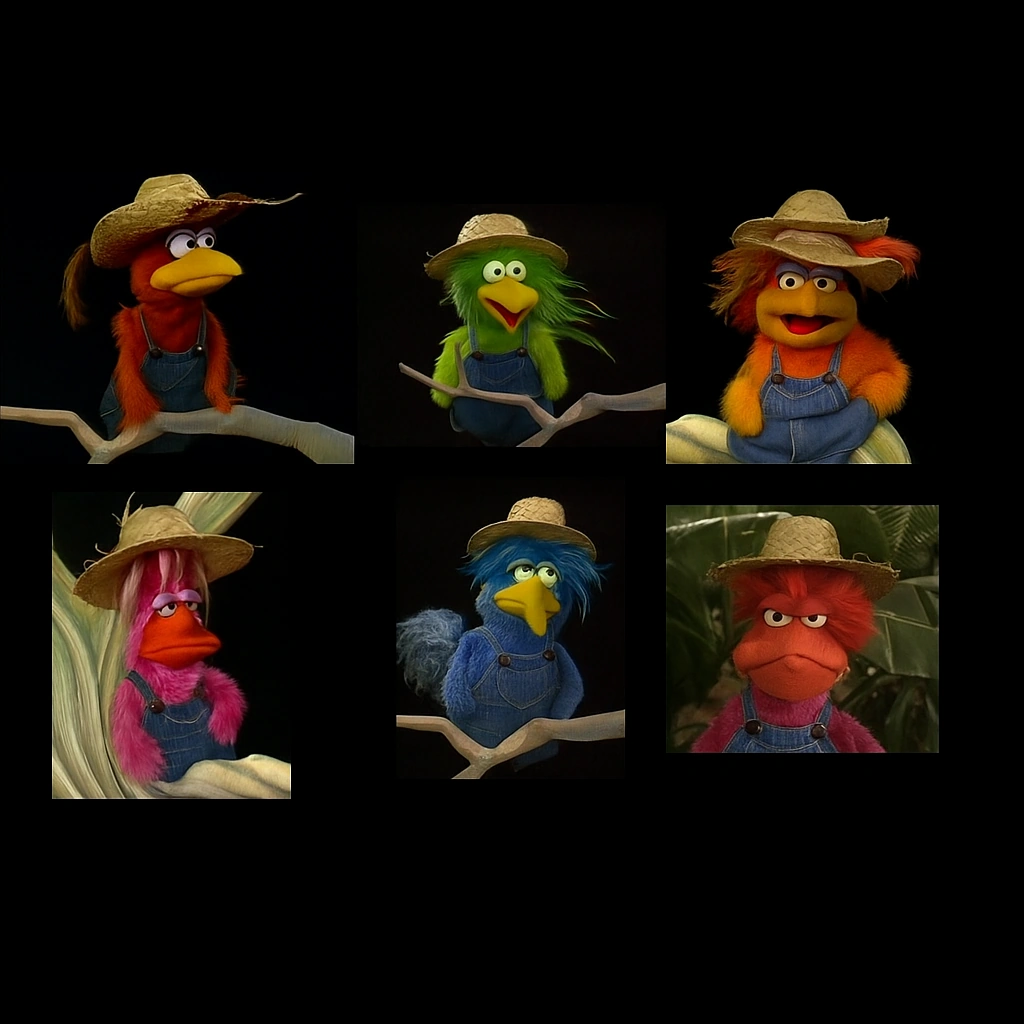 The Muppet Birds wore Hillbilly outfits | Fan art Fun Wiki | Fandom