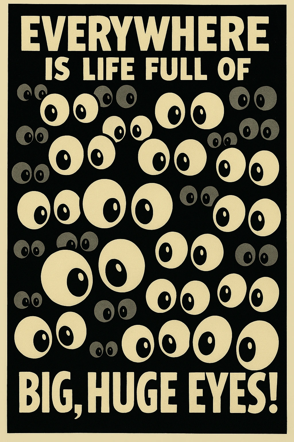 EVERYWHERE IS LIFE FULL OF BIG, HUGE EYES! (Copilot AI stuff) | Fan art ...