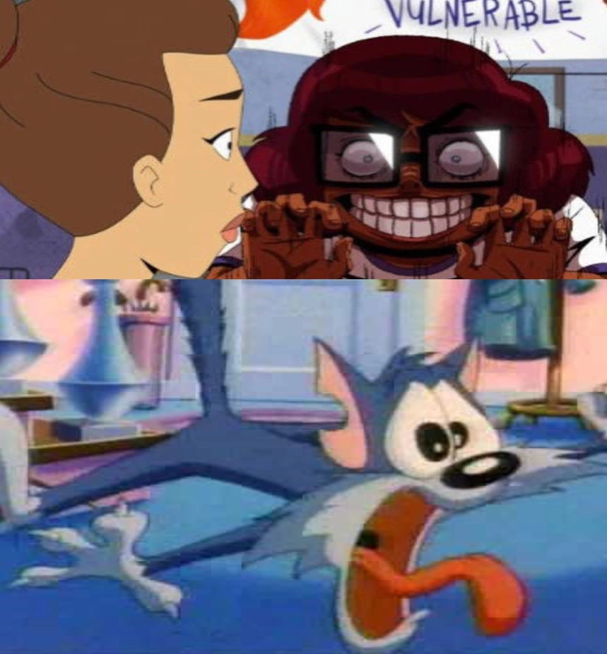 Furrball is Scared of Scary Velma by MaxietheFox2005 (DeviantArt stuff ...