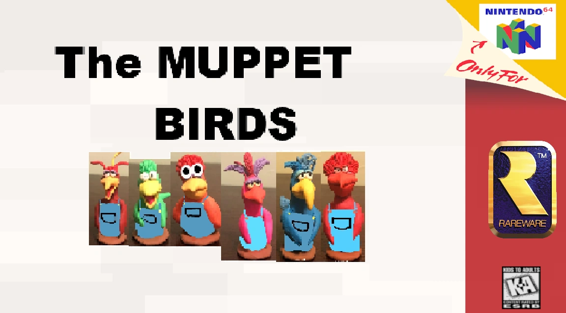 The Muppet Birds (1998, Nintendo 64) (Video game stuff) | Fan art Fun ...
