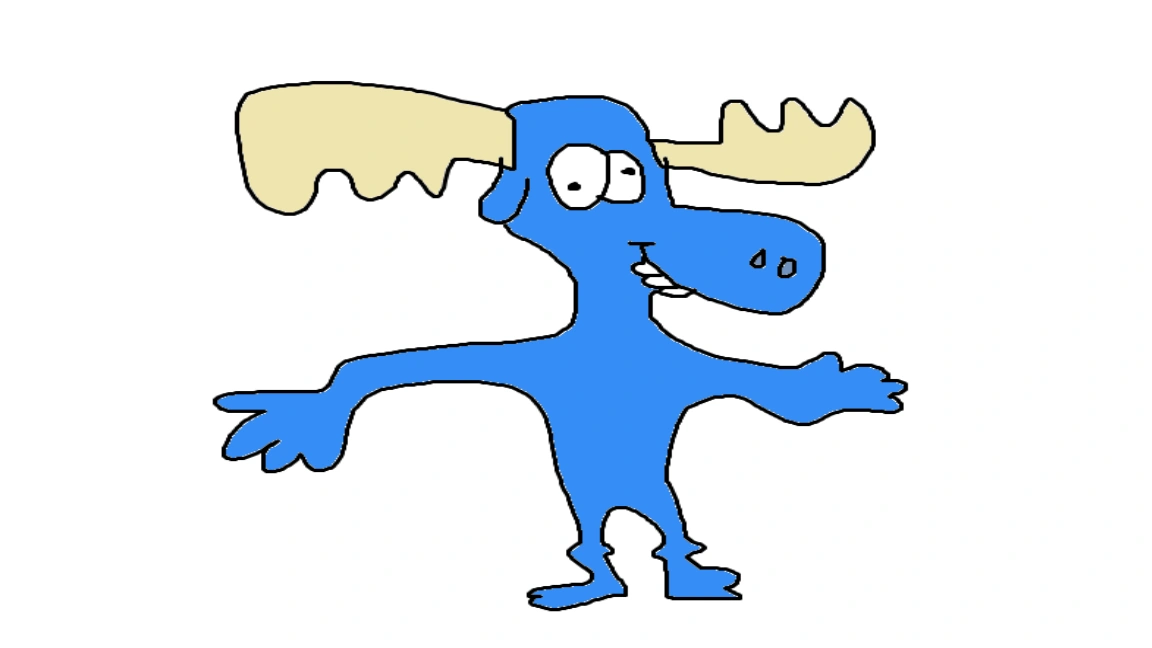 Lumpy (HTF) in style of Bullwinkle J. Moose (art STUFF) | Fan art Fun ...