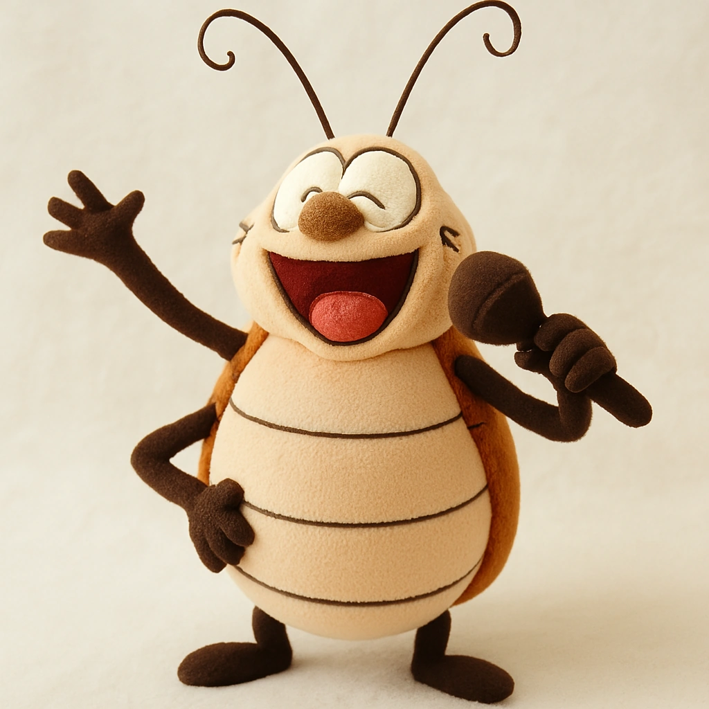 Rube Roach singing (RoboRoach) (Plush toy character) | Fan art Fun Wiki | Fandom