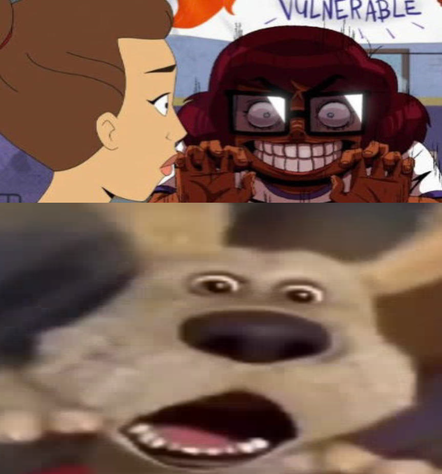 Talking Ben Is Scared Of Scary Velma By Maxiethefox2005 Deviantart
