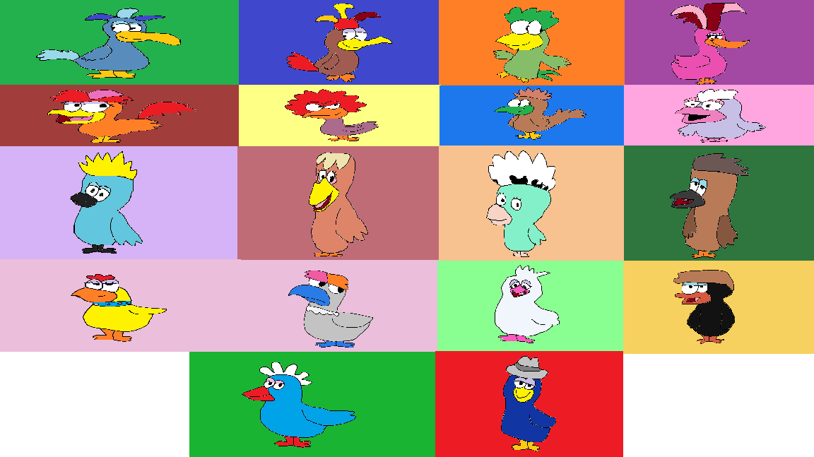 18 Muppet Birds by SidabatheToonLord (DeviantArt stuff) | Fan art Fun ...