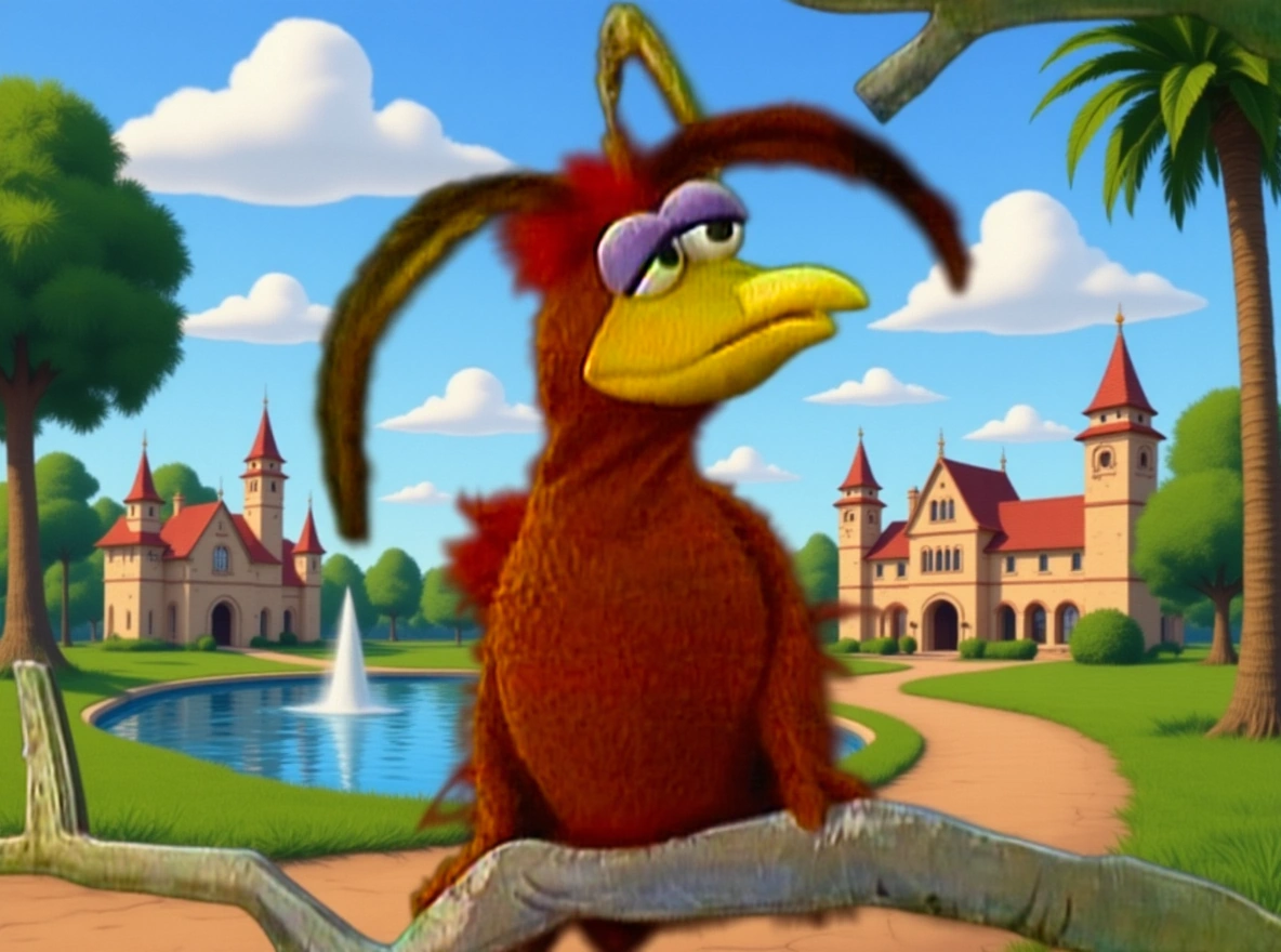 Harvey Bird as a mascot in Disneyland | Fan art Fun Wiki | Fandom