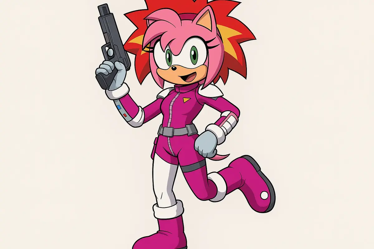 Amy Rose as Yoko (Team Galaxy) (Sora AI) by MaxietheFox2005 (DeviantArt ...
