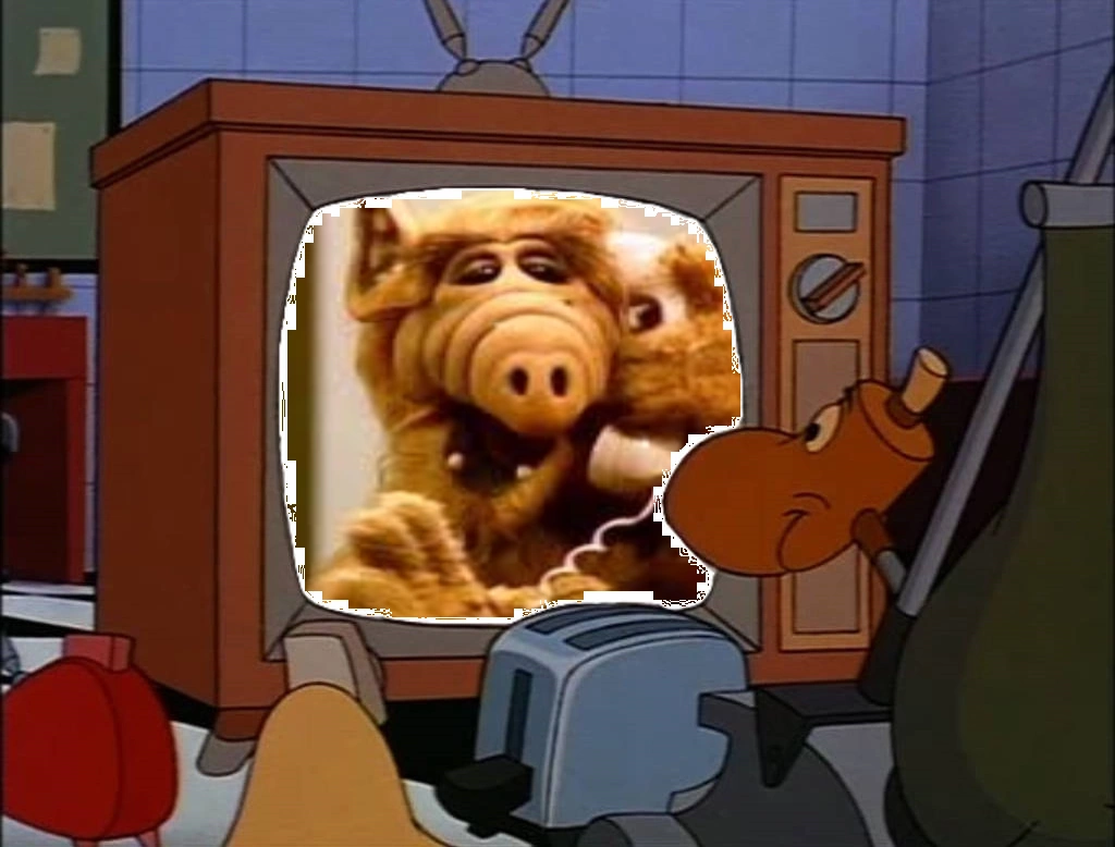 Toaster and his friends watching ALF by joseluislobatohumane (DeviantArt stuff) | Fan art Fun ...