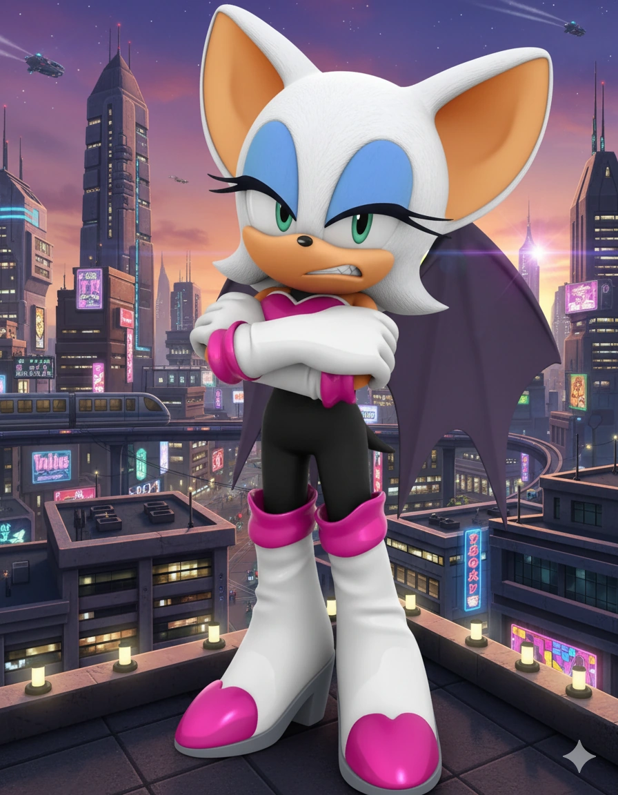 Angry Rouge the Bat (Gemini) | Fan art Fun Wiki | Fandom