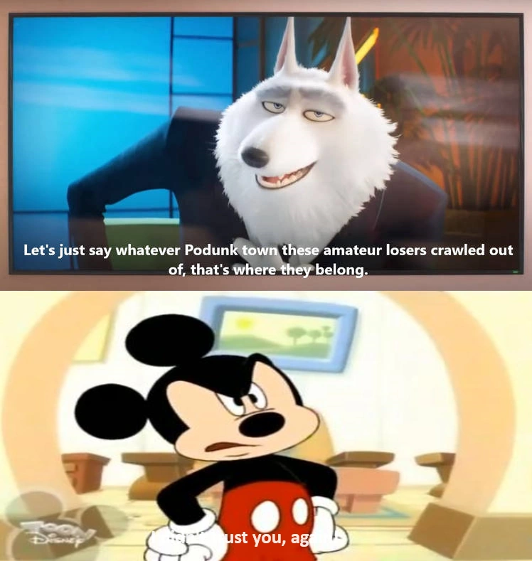 Jimmy Crystal insults Mickey Mouse by MaxietheFox2005 (DeviantArt stuff ...