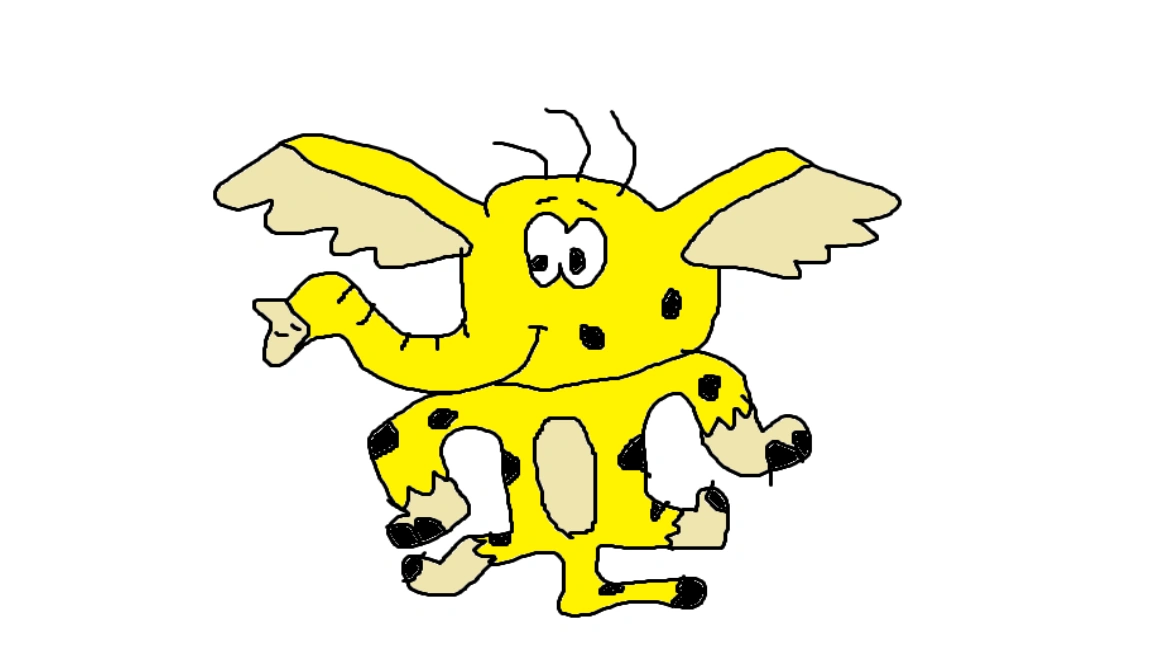 Marsupilami-Heffalump hybrid animal (art STUFF) | Fan art Fun Wiki | Fandom