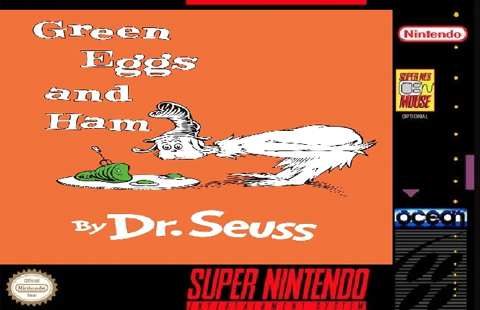 Green Eggs and Ham (1993, SNES) (Video game stuff) | Fan art Fun Wiki ...