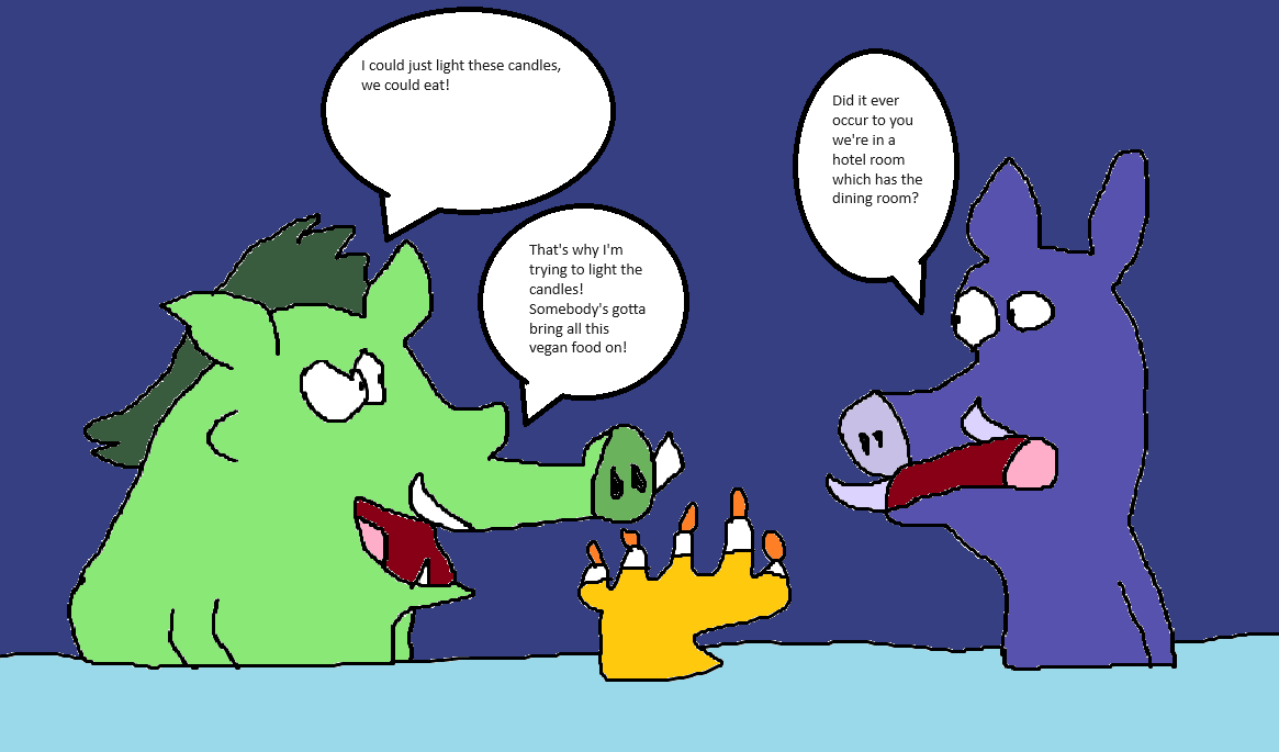 Warthog Dinner Night by SidabatheToonLord (DeviantArt stuff) | Fan art ...