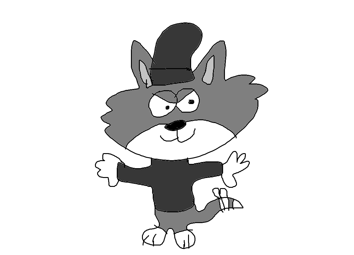 Rowdy the Cat (Tim Burton style) | Fan art Fun Wiki | Fandom