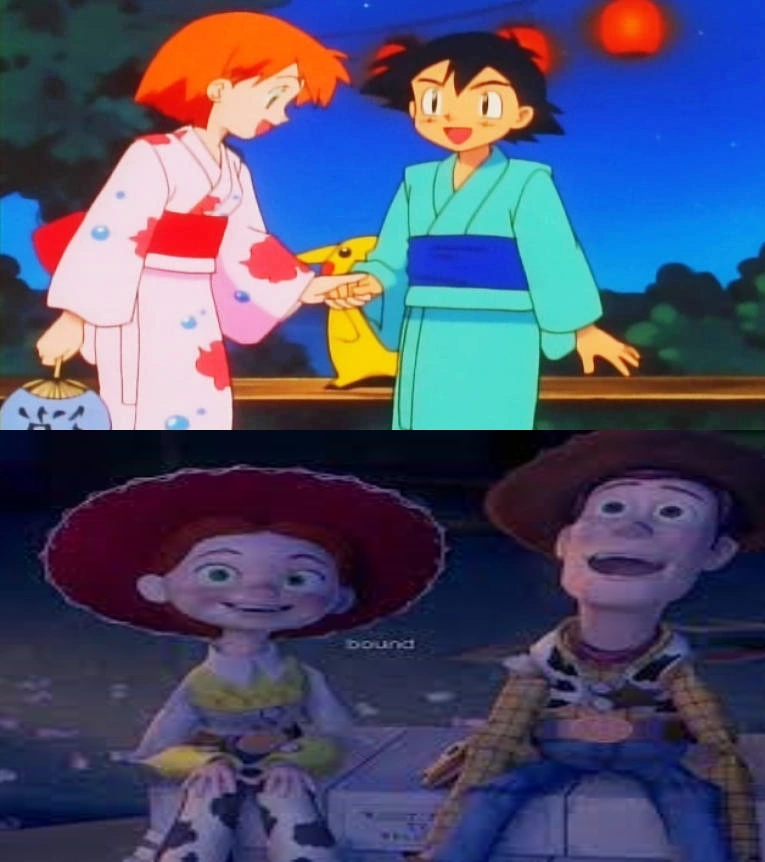 Woody and Jessie love PokeShipping by MaxietheFox2005 (DeviantArt stuff) | Fan art Fun Wiki | Fandom