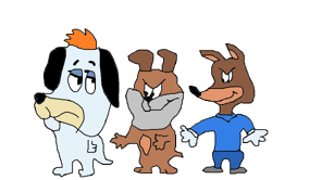 Droopy Dog, Butch Dog and Slick McWolf (Chuck Jones) by MaxietheFox2005 ...