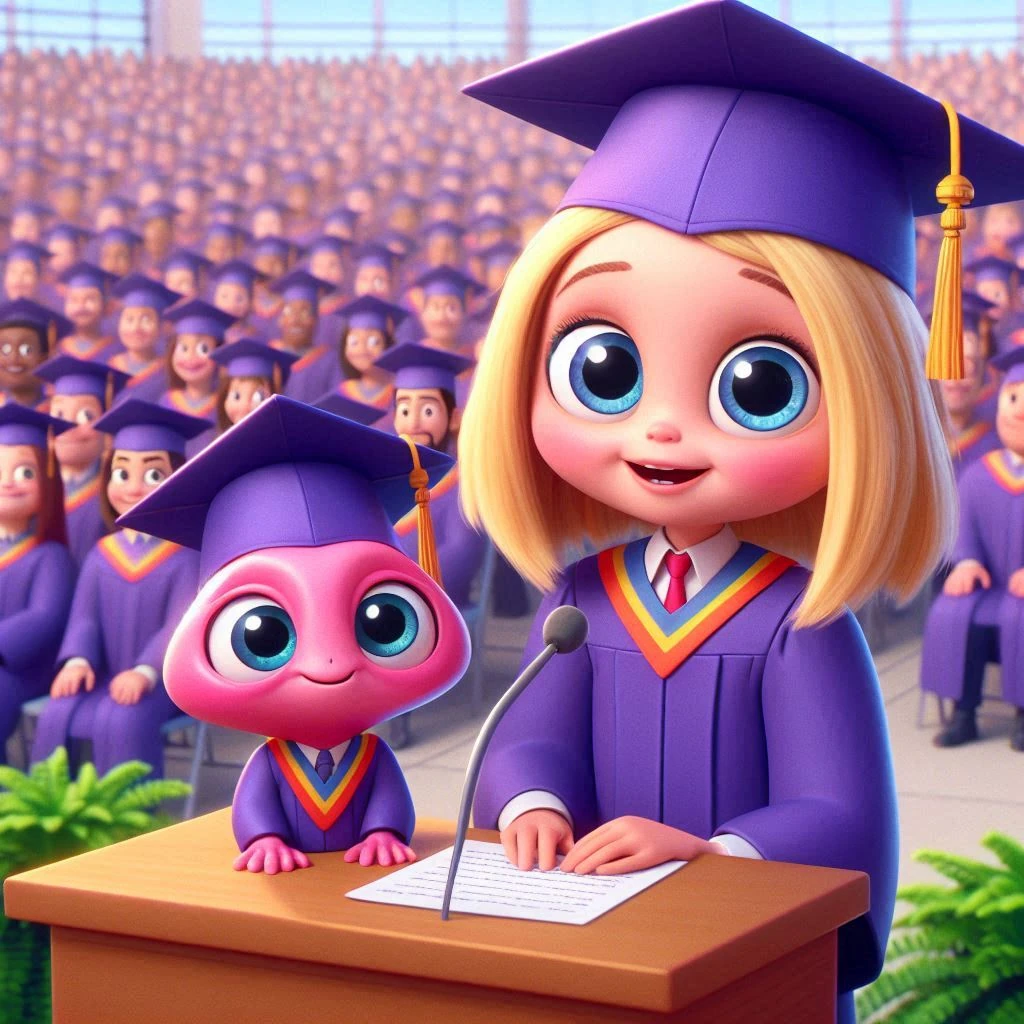 Katie and Orbie's Graduation Speech | Fan art Fun Wiki | Fandom