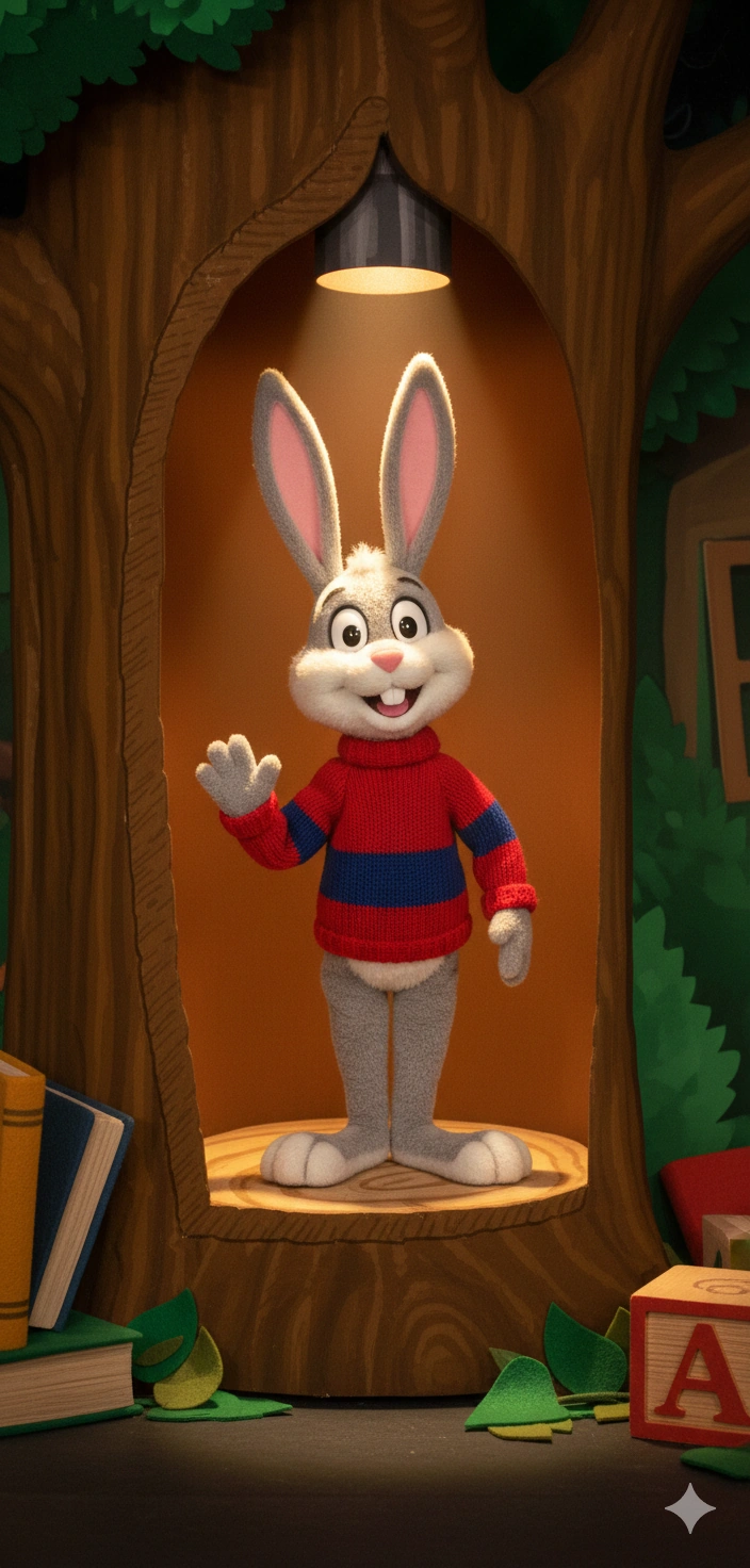 Reader Rabbit in the puppet version (Gemini) | Fan art Fun Wiki | Fandom