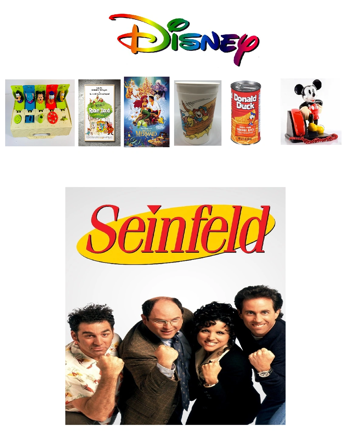 Disney references in episodes of Seinfeld (Blogspot stuff) | Fan art ...