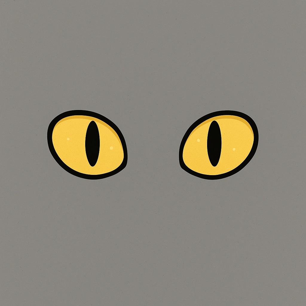Cat eyes in the cartoon background (Copilot AI stuff) | Fan art Fun ...