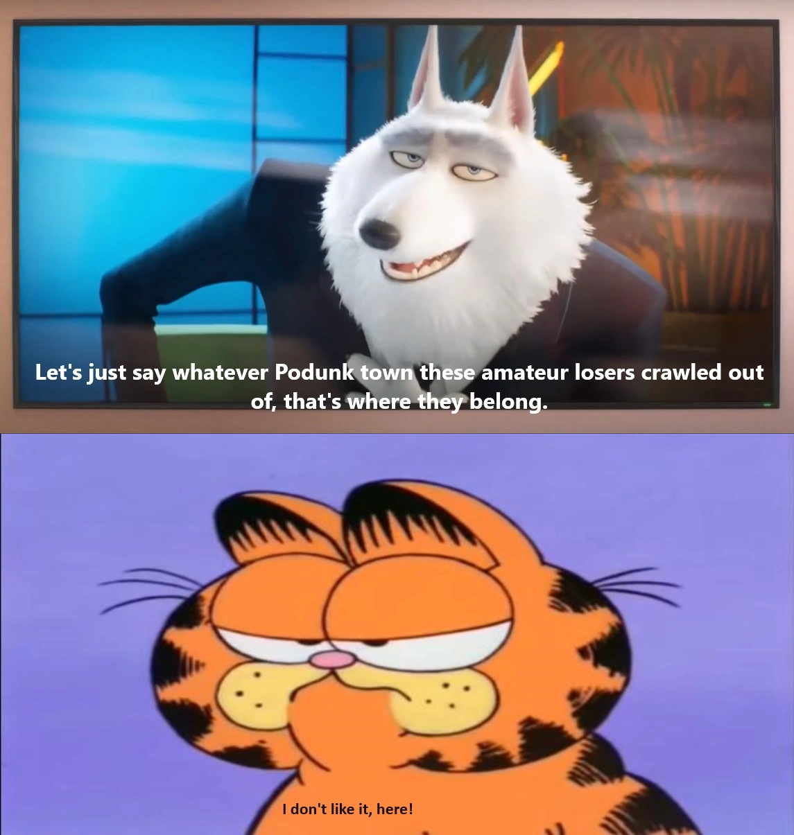 Jimmy Crystal insults Garfield Cat by MaxietheFox2005 (DeviantArt stuff ...