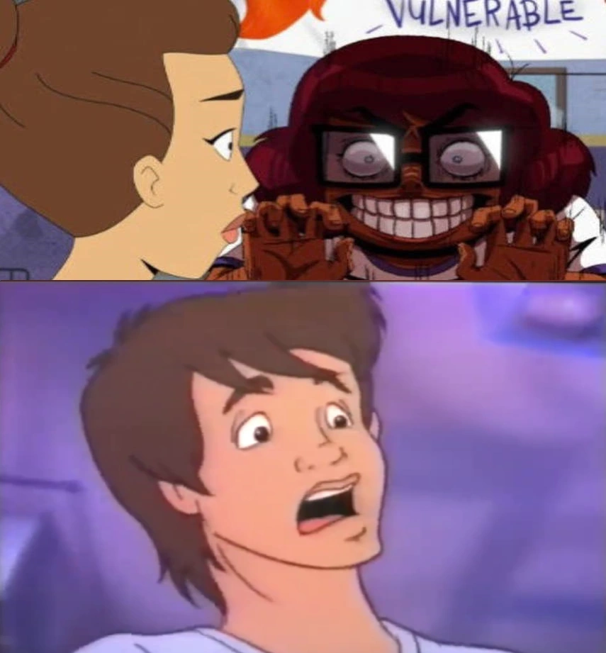 Michael is Scared of Scary Velma by MaxietheFox2005 (DeviantArt stuff ...