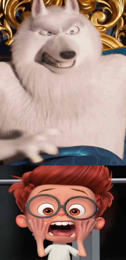 Sherman is scared of Jimmy Crystal by SupremeVincent2022 (DeviantArt ...