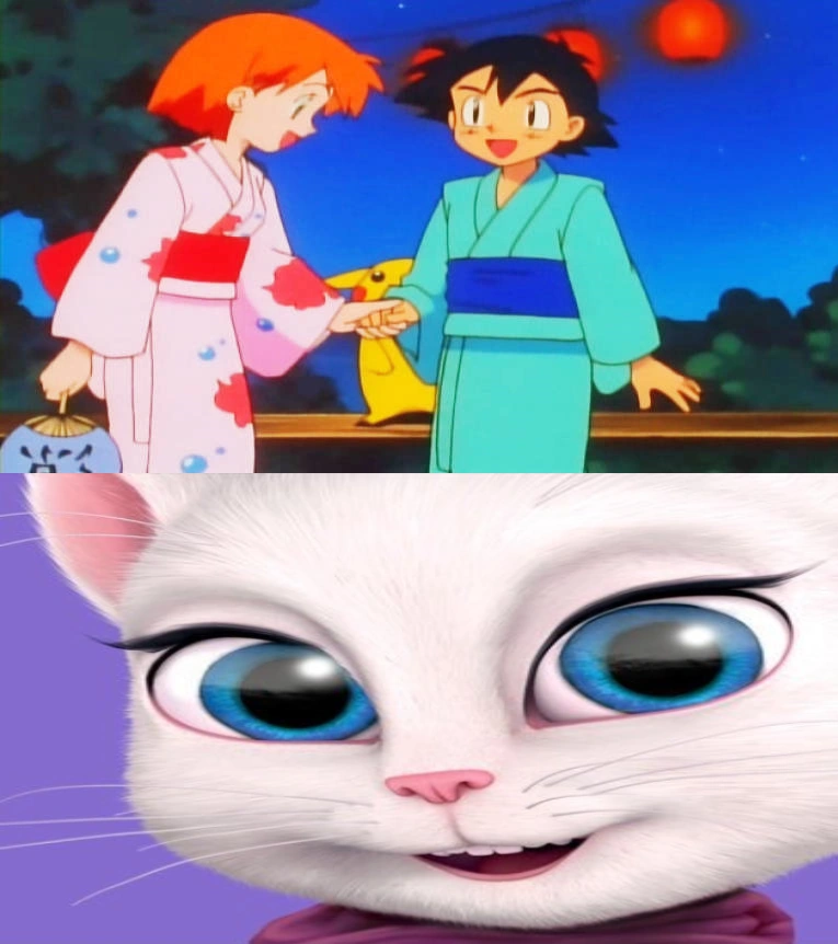 Talking Angela loves PokeShipping by MaxietheFox2005 (DeviantArt stuff) | Fan art Fun Wiki | Fandom